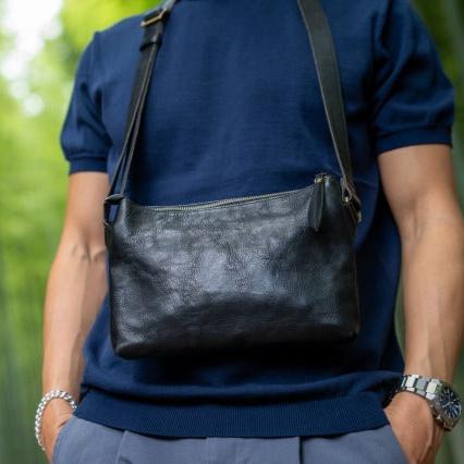 Stylish Leather LARGE Body Bag - 99.4% Satisfaction Rate